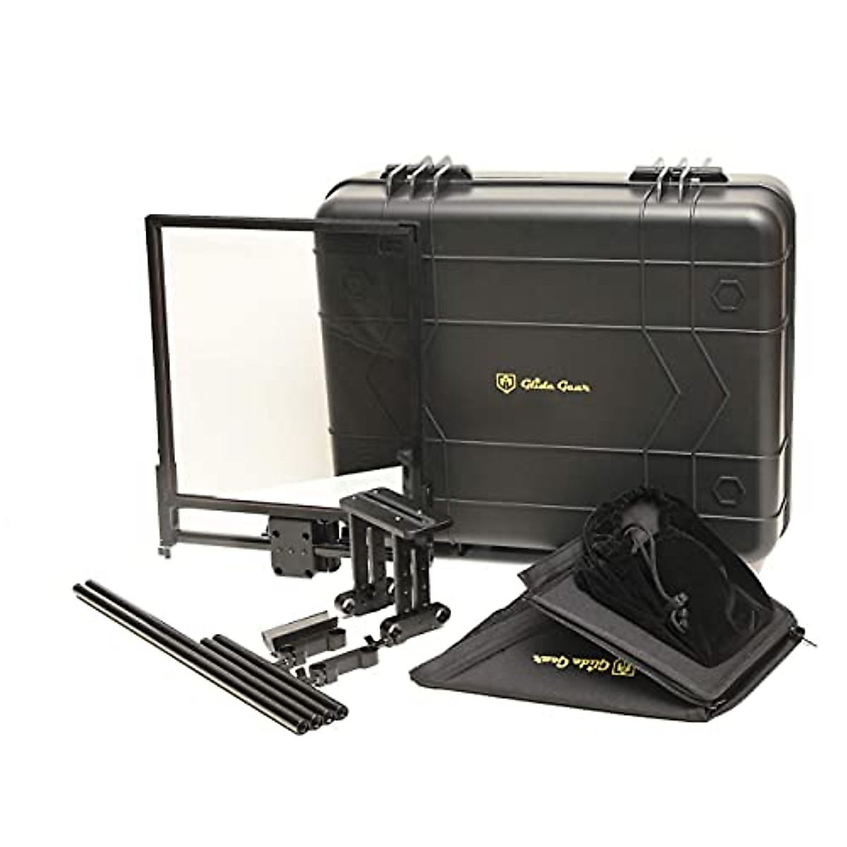 Glide Gear TMP 750 17" Professional Video Camera Tablet Teleprompter 70/30 Beam Splitting Glass with Hard Protective Carry Case
