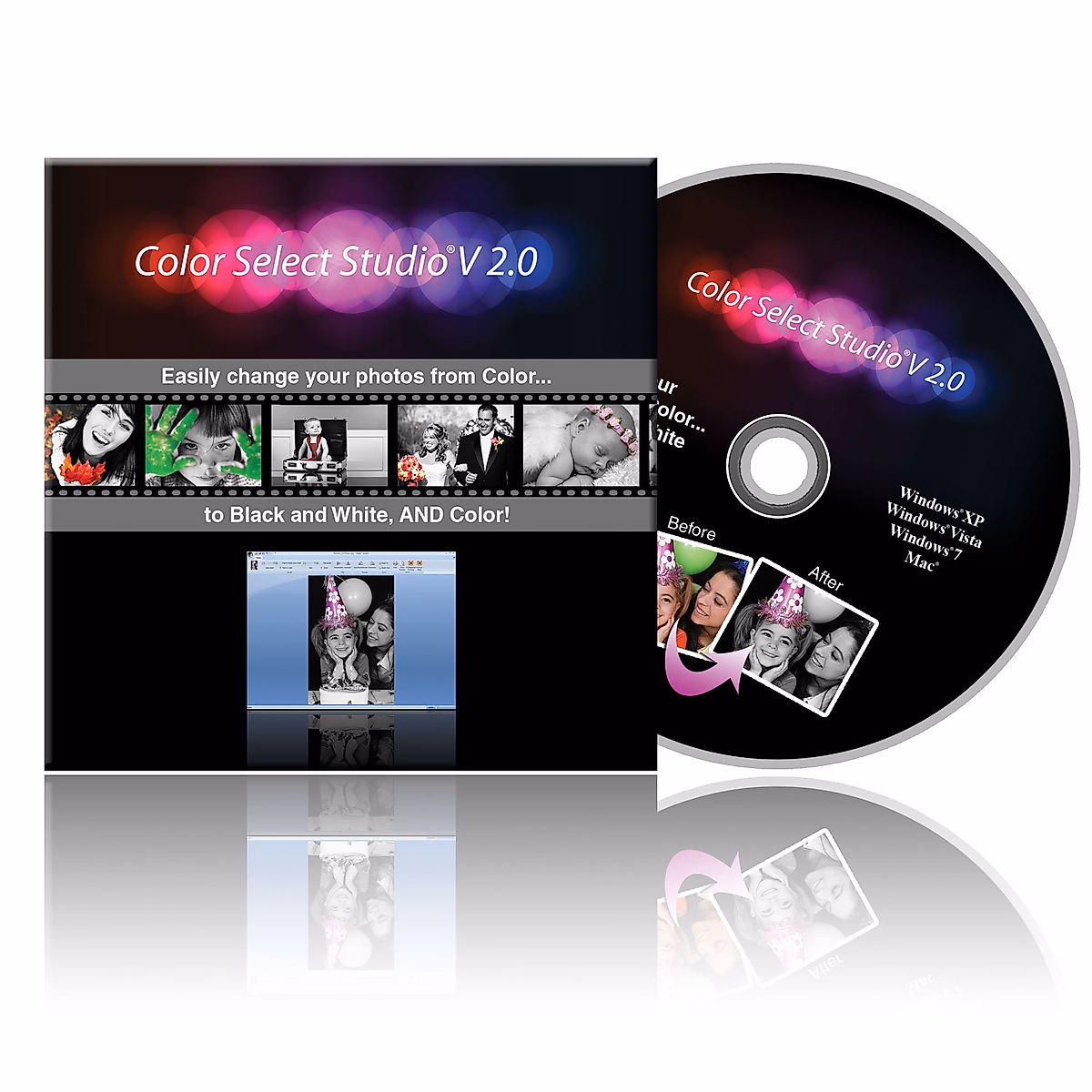 Color Select Studio - Easily Change Pictures From Color... to Black and White, and Color