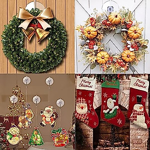 DSMY - 27 Packs Suction Cup Hooks,Home Kitchen Bathroom Suction Hooks,Window Suction Cups with Hooks Wall Hooks for Glass Towel Keys Ballons Party