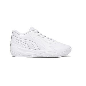 PUMA Kids Boys Mb.02 Lo Basketball Sneakers Shoes - White - Size 5 M