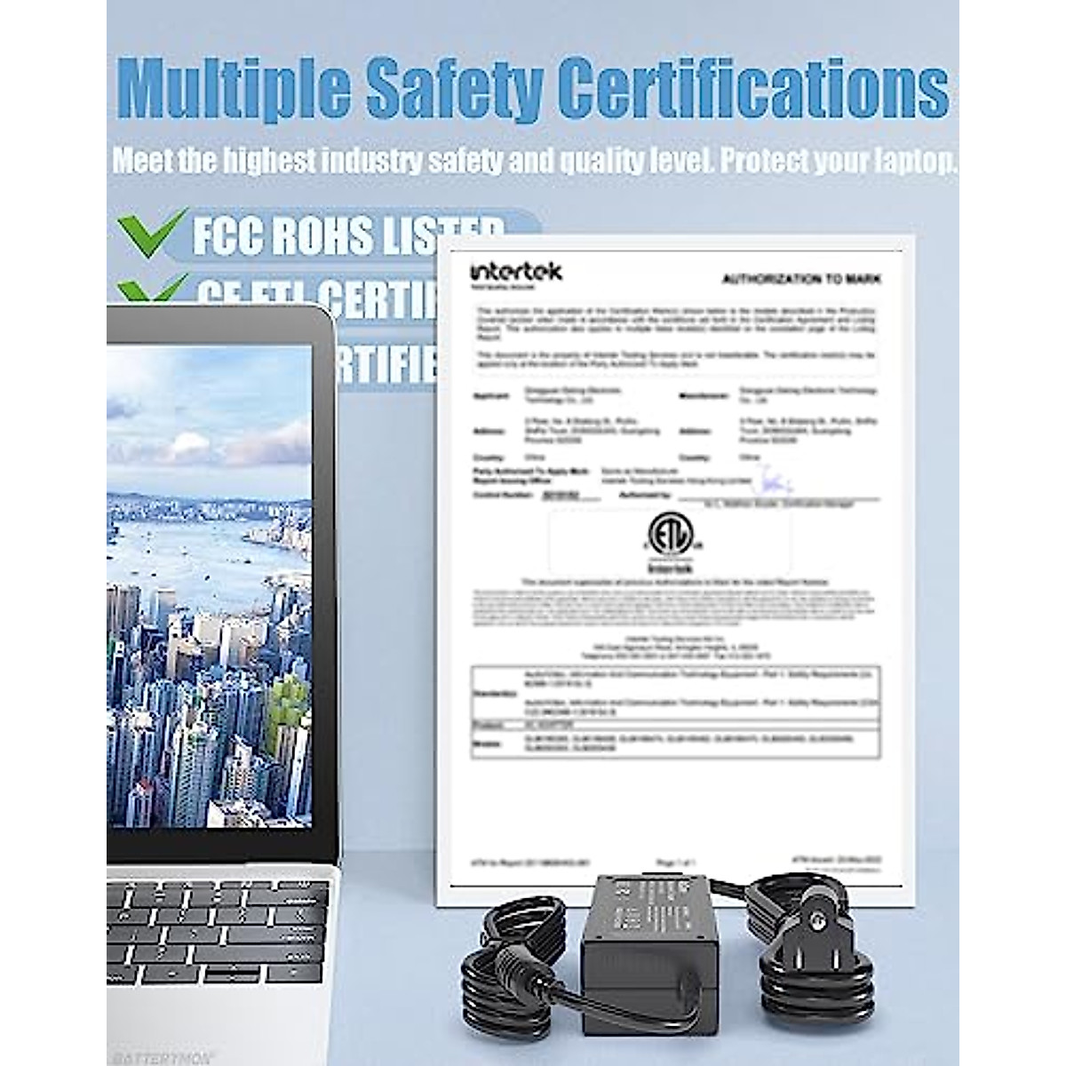 45W 19.5V 2.31A Laptop Power Adapter Charger for HP 741727-001 721092-001 719309-001 HSTNN-DA40 ADP-45WD B, Compatible with Pavilion TouchSmart 11 13 15 Series Notebook