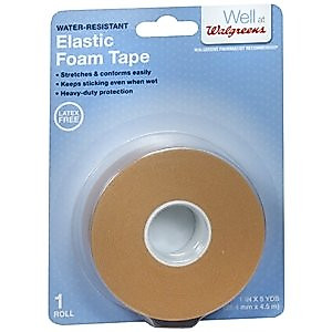 Walgreens Elastic Foam Tape, 1 Inch, 1 ea by Walgreens