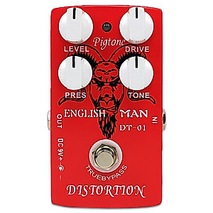 pigtone PP-24 Guitar Effect Pedal Classic Distortion Analog 9V True Bypass