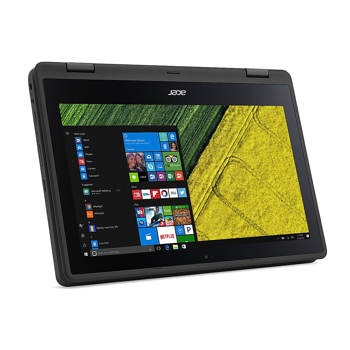 Acer SP111-31N-C4UG Spin 1, 11.6" Full HD Touch, 2 in 1 Laptop, Celeron N3350, 4GB DDR3L, 32GB Storage, Office 365, Stylus, Obsidian Black