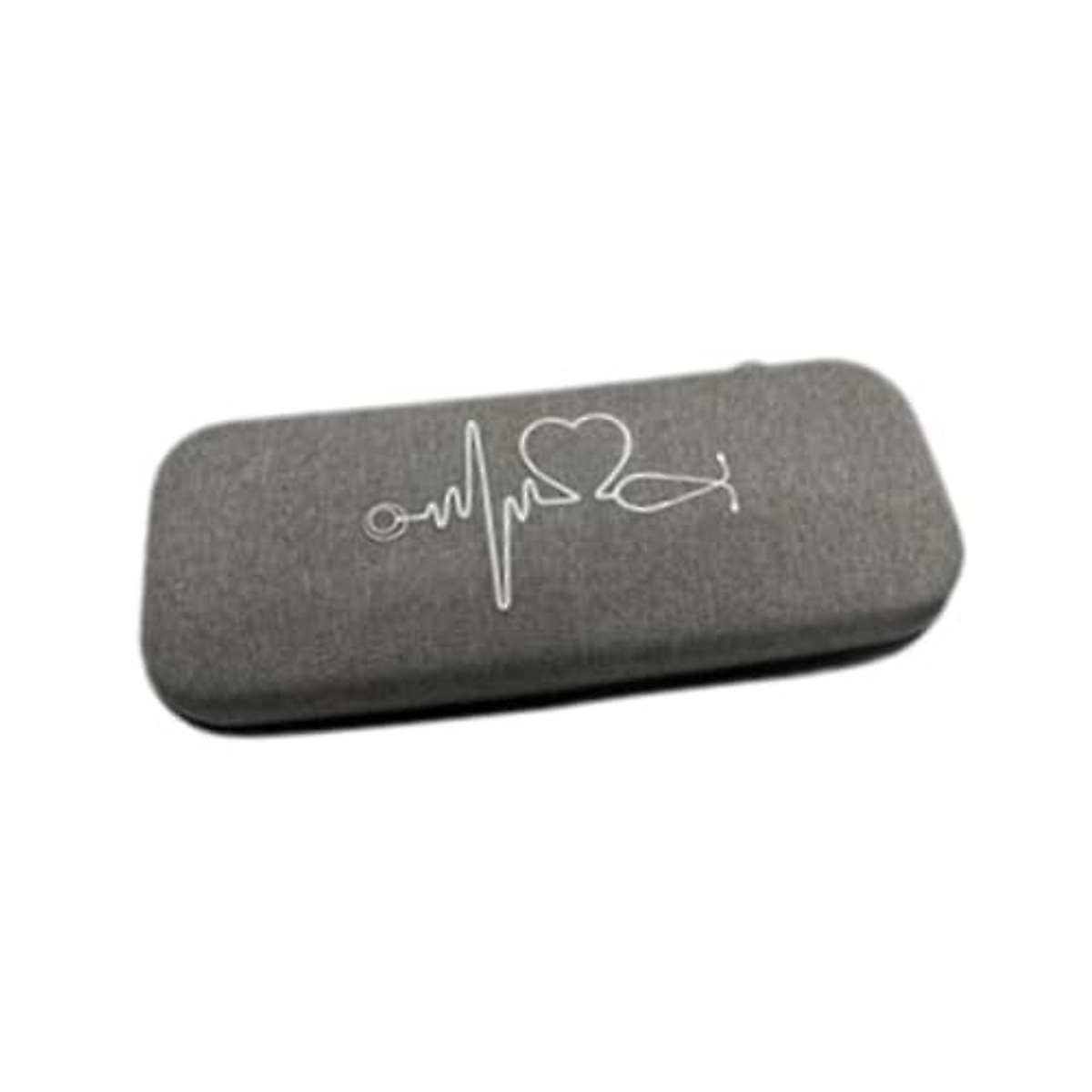 IEUDNS Stethoscope Carrying Case, Storage Box with Inner Mesh Pocket Case EVA Bag, Portable, Stethoscope Carrying Bag, Gray