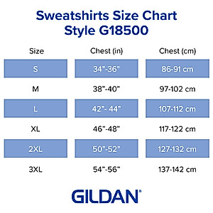 Gildan Adult Fleece Hooded Sweatshirt, Style G18500, Black, Large
