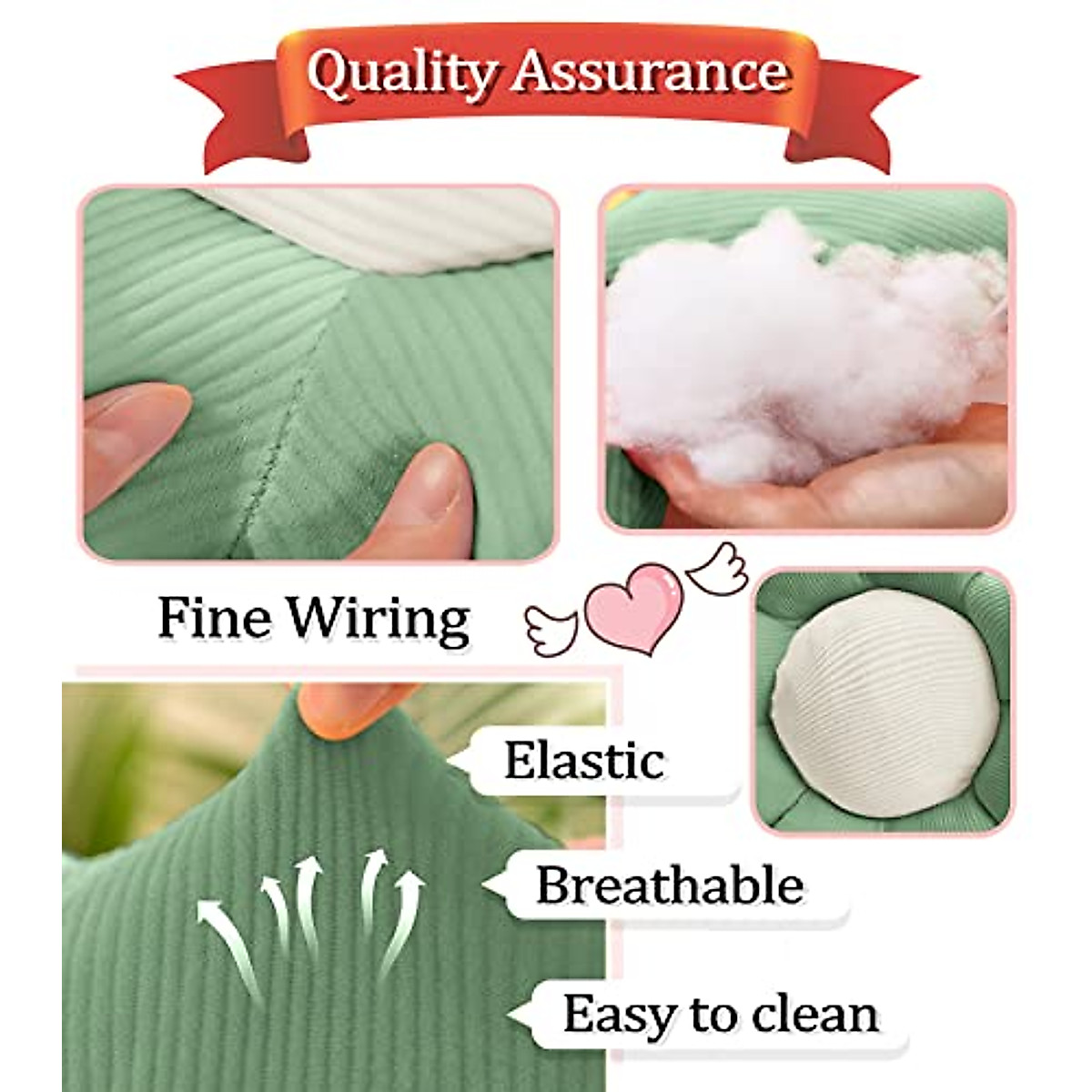 LRKOAYJGO Flower Pillow, Flower-Shaped Throw Pillow Butt Seating Cushion Flower Floor Pillow, Cute Decorative Plush Pillow for Chair Bed Sofa (Green, 14.9"