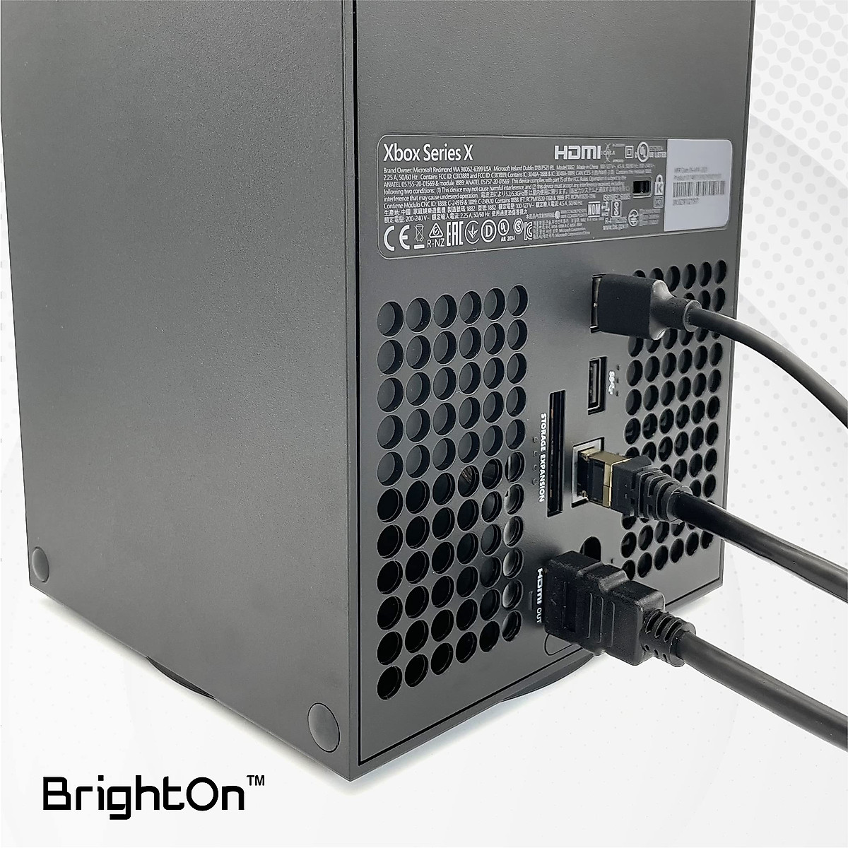 BrightOn Optimized Cable Package Compatible with Xbox Series X/S | 8K HDMI 2.1 HDR Black Cable 8K@60Hz/4K@120Hz | CAT 7 Super High Speed Ethernet Cable | Fast Charge (USB A to USB C) (2 Meter Cables)