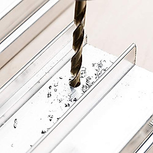 uxcell 1.75mm Solid Carbide Drill Bits Straight Shank for Stainless Steel Alloy Hard Steel, Hardened to 50 HRC, 2 Pcs