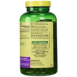 Spring Valley Cinnamon 1000mg Plus Chromium, 180 Capsules