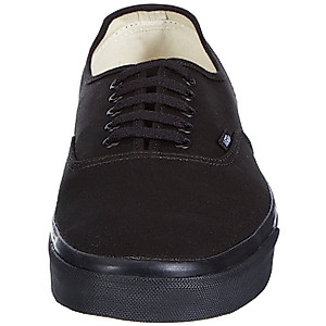 Vans Unisex Authentic Black/Black Canvas VN000EE3BKA Mens 11, Womens 12.5