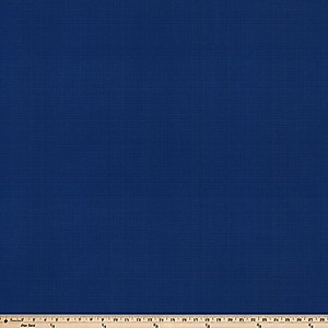 Pillow Perfect Fresco Solid Indoor/Outdoor Wicker Patio Sofa/Swing Cushion, Weather and Fade Resistant, 18" x 45", Blue