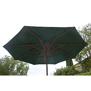 Formosa Covers 9ft Replacement Canopy 8 ribs in Hunter Green (Canopy only)