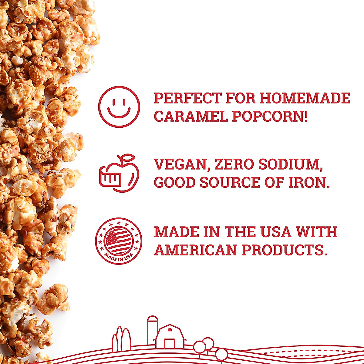 Hoosier Hill Farm Mushroom Popcorn, 4LB (Pack of 1)