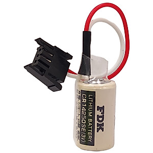 DCYNXC (5-Pieces 1100mAh CR14250SE 3V 1/2AA Battery Replacement for FDK CR14250SE PLC Lithium Battery 1747-BA Backup Power Supply, 14mm*25mm