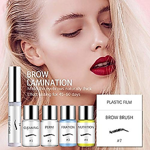 Eyebrow Lamination Kit | KINDD Brow Lamination Kit | Professional DIY Perm Kit for Instant Eyebrow Lift | Wake Up Fuller Feathered Eyebrows | Ideal for Home & Salon Use