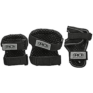 Roller Derby ION 7.2 Inline Skates with Protective Gear, Aluminum Frames, Adjustable Sizing, Tri-Pack Protective Gear Included