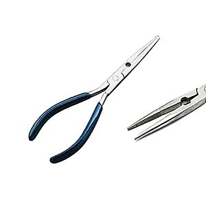 OdontoMed2011 8" Stainless Steel Needle Nose Fisherman's Pliers Fisherman Plier With Vinyl Grips