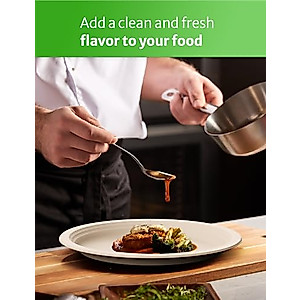 Teoox 100% Compostable Oval Plates Biodegradable Plates, BPI-Certified Eco Paper Plates, Bagasse Platter Plates, Recyclable Paper Plates, Sugarcane Plates (12.5 Inch - 40 Count)