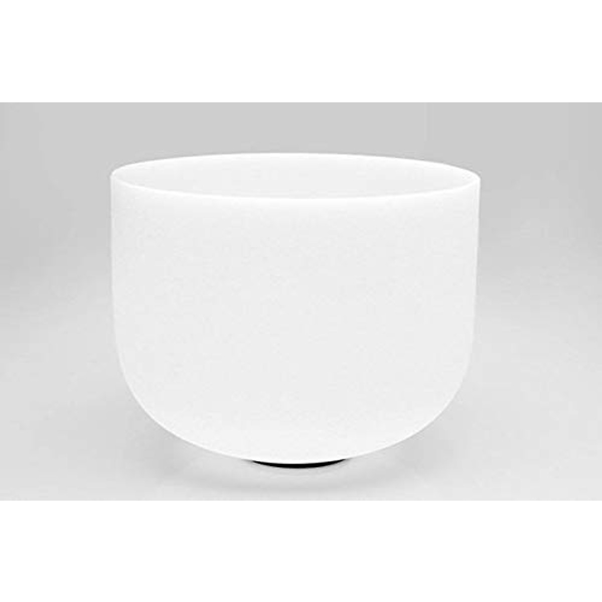 AMSUNBO Musical Instruments Crystal Singing Bowl Tuned to 432Hz F Note Heart Chakra 10 inch with Free Suede Striker and O ring