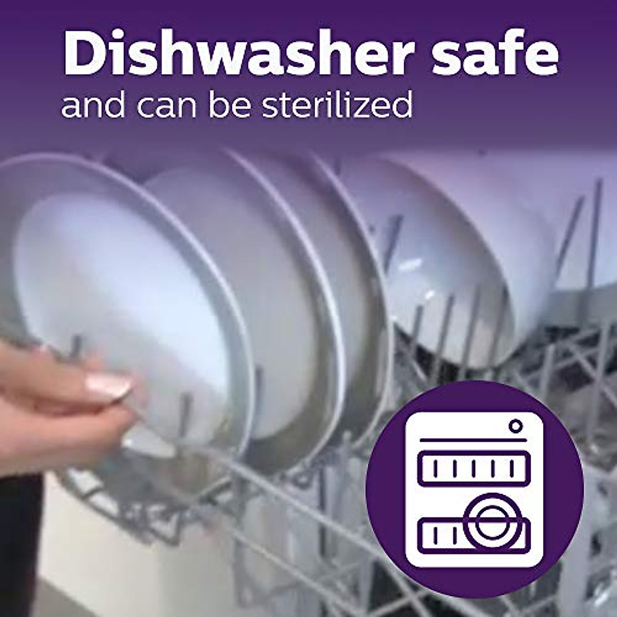 Philips AVENT Soothie Shapes Pacifier, Pink/Purple, 3-18 Months, 2 Pack, SCF194/05