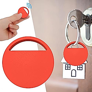 Round Bluetooth 4.0 Locator Mini Mobile Key Finder, Anti Kids Loss Portable Hidden GPS Tracking Device for Pet Key Wallet Tracking