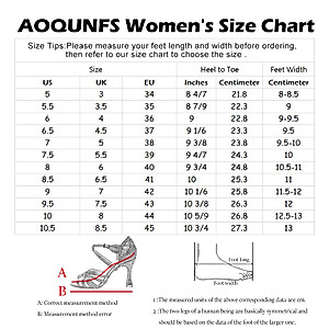 AOQUNFS Women Latin Dance Shoes Satin Professional Ballroom Salsa Practice Performance Dancing Shoes,213,Beige-8.5,US 8.5