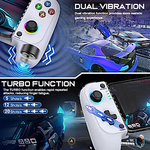 Mobile Game Controler for iPhone/Android, Wireless Phone Controler Support Phone Case, Gaming Controler Suitable for Xbox Game Pass, PlayStation, Steam Link, Roblox, Call of Duty Not for Sony PSP Games