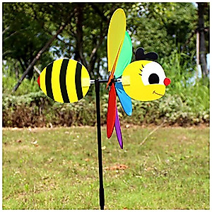 Tuxiaobu 6 Pcs Garden Pinwheels - 6 Styles Windmill for Yard Garden Decor - Kindergarten Children's Gifts Whimsical Baby Gifts for Garden Party Lawn Décor