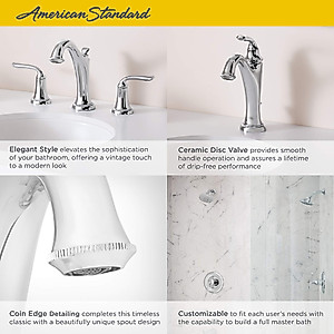 American Standard 7106101.295 Patience Single Hole Bathroom Faucet, Brushed Nickel