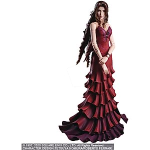 Square Enix Final Fantasy VII Remake: Aerith Gainsborough (Dress Ver.) Play Arts Kai Action Figure