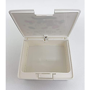 Friend Sanrio Hello Kitty Cute Box with One Touch Open Lid, Makeup Case, Accessory Case, Cosmetic Case, 4.2in x 3.5in x 2.1in