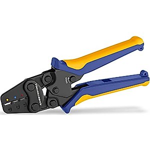 haisstronica Crimping Tool For Heat Shrink Connectors,AWG 22-10 7Inch Ratcheting Wire Crimper Tool