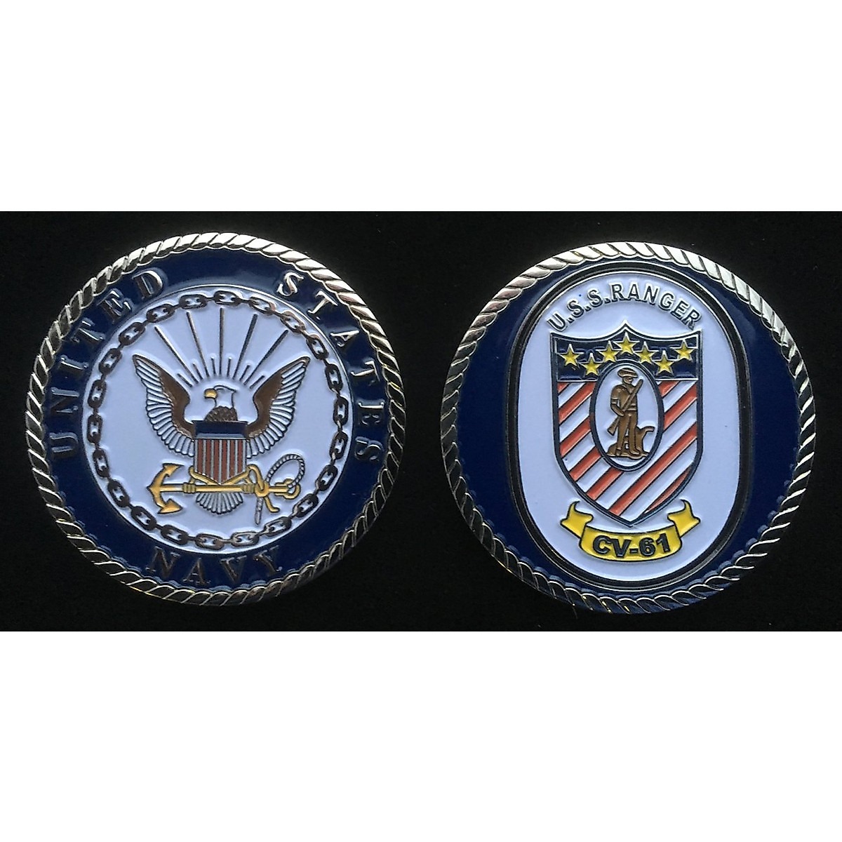USS Ranger CV-61 (Enlisted) Challenge Coin