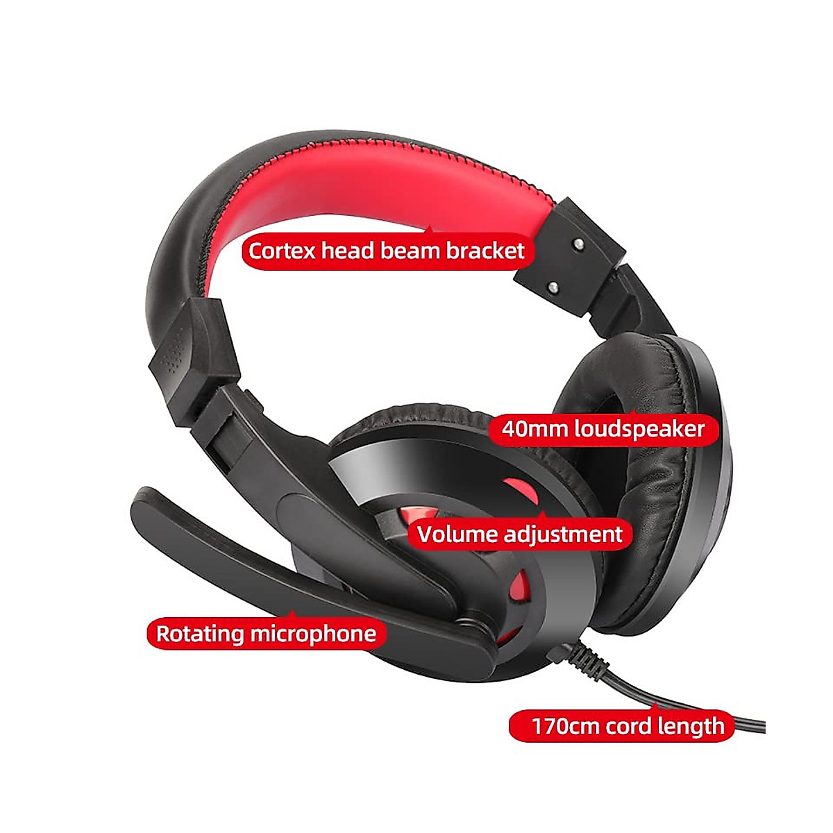 Gaming Keyboard and Mouse and Mouse pad and Gaming Headset, Wired LED RGB Backlight Bundle for PC Gamers and Xbox and PS4 Users - 4 in 1, Multi