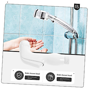 Angoily Abs Shower Head Jet Nozzel Bidet Shower Head Hand Held Shower Heads Commercial Shower Head Bathroom Shower Hand Held Bidet Spray Shower Bidet Small Spray Handheld