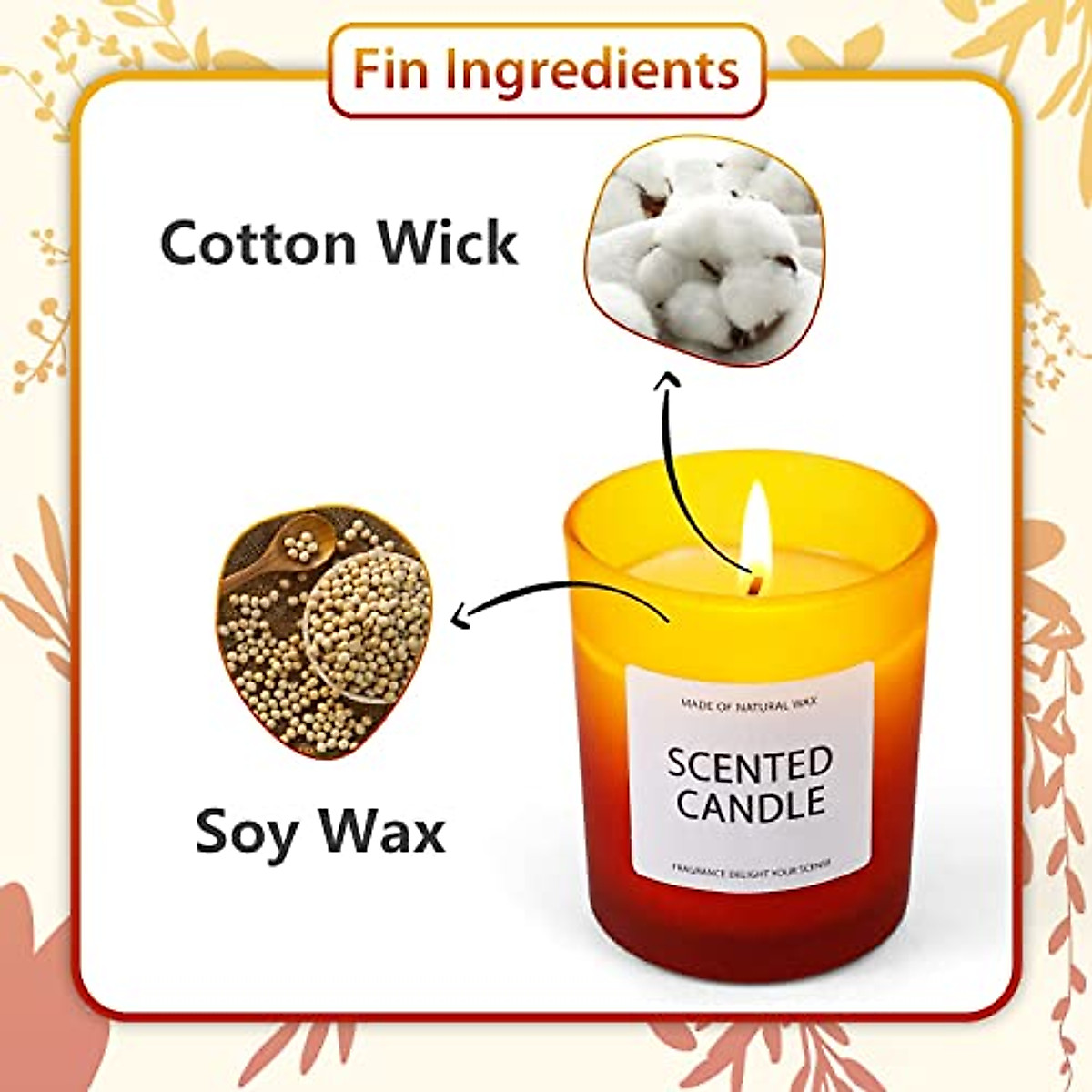 Scented Candles Set City of Stars, Endless Summer, Sunset Boulevard/Jar Candle Rose of Desert