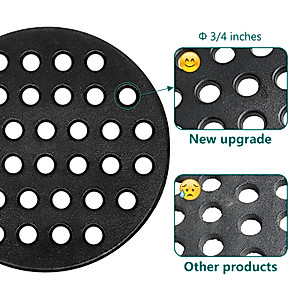 KAMaster Cast Iron Ash Can with Fire Grate for Large Big Green Egg