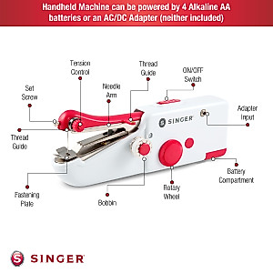 SINGER 01663 Stitch Sew Quick Portable Mending Machine