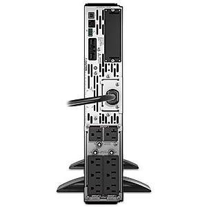 APC Network UPS, 2200VA Smart-UPS Sine Wave UPS with Extended Run Option, SMX2200RMLV2U, 2U Rackmount/Tower Convertible, Line-Interactive, 120V, Black