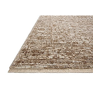 Loloi II Sorrento Collection SOR-01 Bark/Natural 9'-6" x 13'-1" Area Rug
