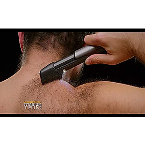 Micro Touch Titanium Trim, Lighted Hair Cutting Tool and Body Groomer