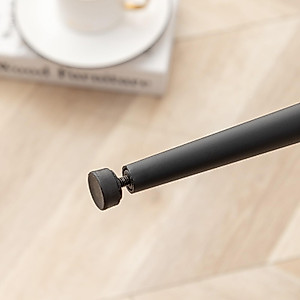 YOUUGIOR Rattan Dining Room Chairs Set of 2,Mid Century Modern Kitchen Side Chairs, Metal Legs Desk Chairs,Linen Fabric Accent Chairs with Arms and Rattan Backrest,Beige