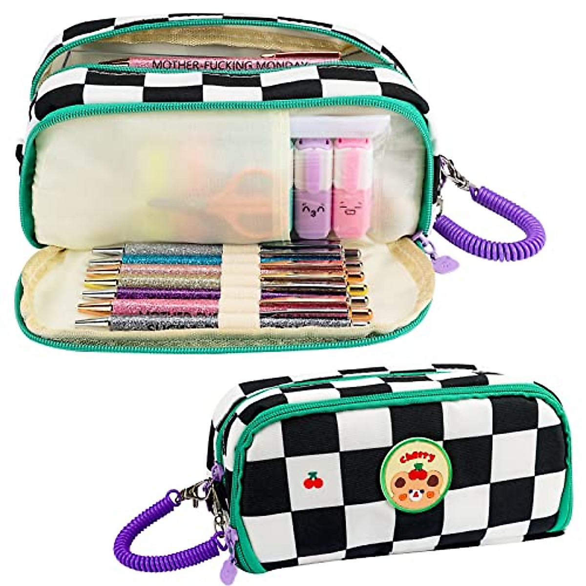 Pencil Case for School Large Capacity Pen Pencil Case Cute Pencil Pouch Pencil Bag for Teen Girls Special Pen Pouch Aesthetic School Supplies Zipper Pen 0rganizer for Children Protable Gift for School