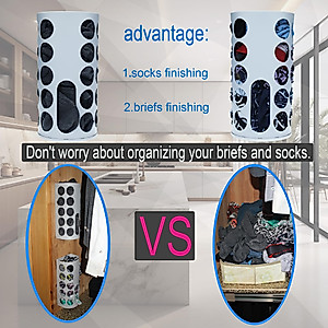 Plastic Bag Holder (2sets/pack) Grocery Bag Holder Good for storing plastic bags under the sink,Wall-mounted space-saving sock organizer and panty organizer in the cloakroom.Howley Home