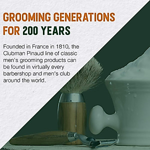 Clubman Pinaud Classic Barber Shave Cream, Moisturizing and Conditioning for Smooth Shave, Professional Quality for All Beard Types, 16 fl oz, 1-pack