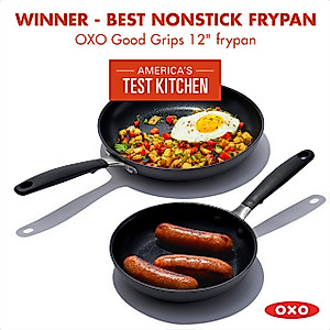 OXO Good Grips 12" Frying Pan Skillet with Lid Good Grips Pro 8" Frying Pan Skillet
