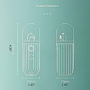 SANGHAI Mist Humidifier QYIYA Cute Cartoon Little Dinosaur Portable Nano Spray Face Mist Humidifier Hand-held Green