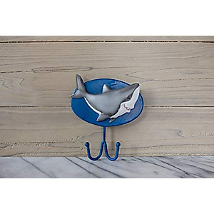 Borders Unlimited Fish 'N Sharks Towel or Coat/Bookbag Wall Hook, Multicolor