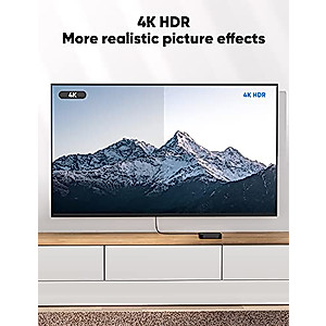 Capshi 4K HDMI Cable 6.6 ft, High Speed 18Gbps HDMI Cable,4K, 3D, 2160P, 1080P, Ethernet - 28AWG Braided HDMI Cord - Audio Return(ARC) Compatible UHD TV, Blu-ray, PS4, PS3, PC